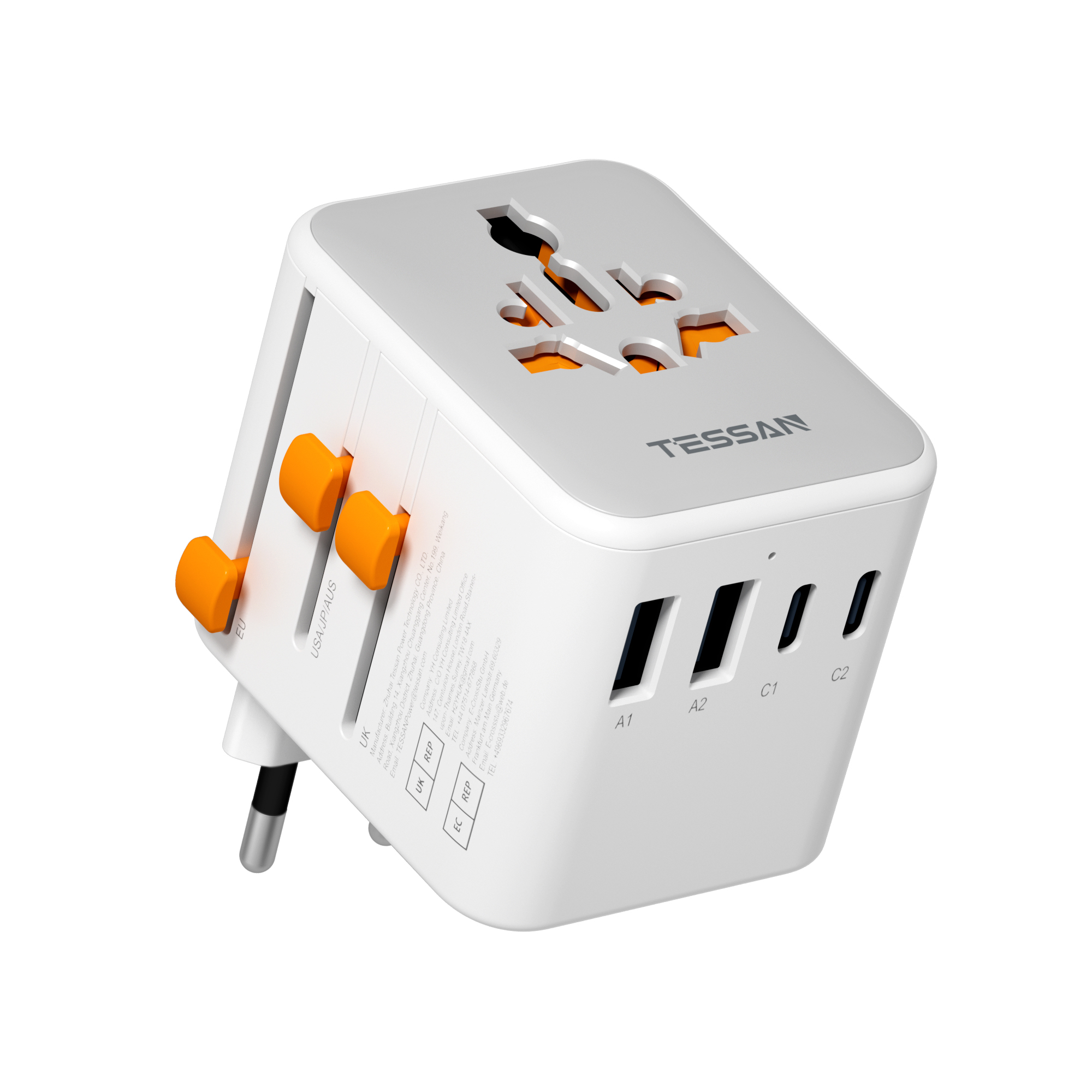 Travel Adapter - Travel Adapte, Extension Cord, Wall Outlet Extension ...